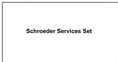 Obituary Schroeder Services Set