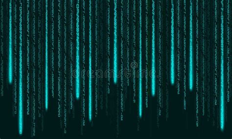 matrix code 1 stock vector illustration of motion hacker 232477730