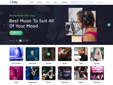 Radio Station Wordpress Theme