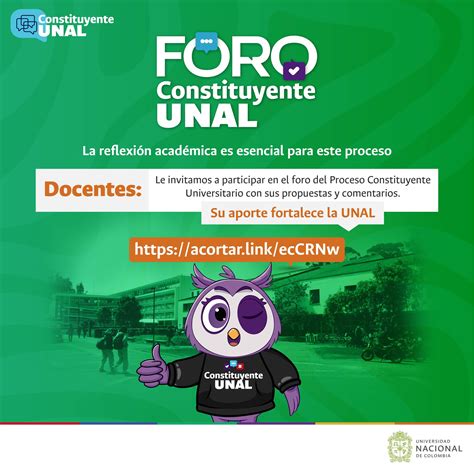 Sede 💬 La Unal Se Construye Con Todas Las Voces Las Y Los