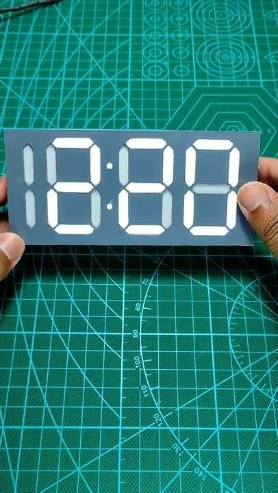 Digital Led Clock Homemade Shorts Diyprojects Arduino Youtube