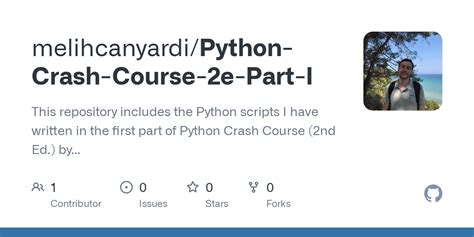 GitHub Melihcanyardi Python Crash Course 2e Part I This Repository Includes The Python