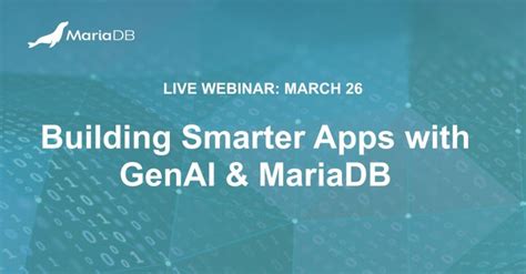 Mariadb Vectorsearch Genai Mariadb