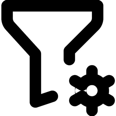 Filter Cog Icon Svg Png Free Download 2