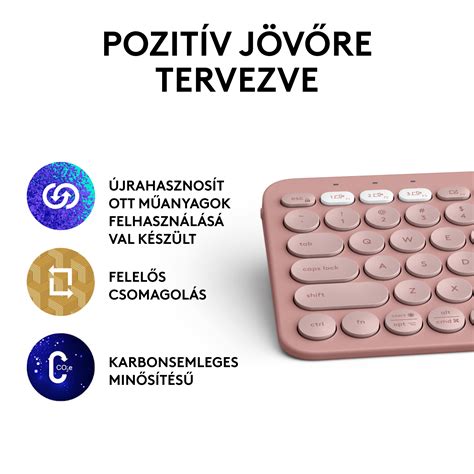 Logitech Pebble Keys K S T Bbeszk Z S Vezet K N Lk Li Bluetooth Billenty Zet