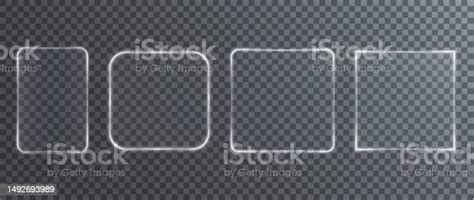미래 지향적 인 Hud 밝은 흰색 프레임의 컬렉션입니다 기술적 배경 밝은 유리 흰색 프레임 정사각형 타원형 별 직사각형 원형 Hud입니다 벡터 그림입니다 0명에 대한 스톡