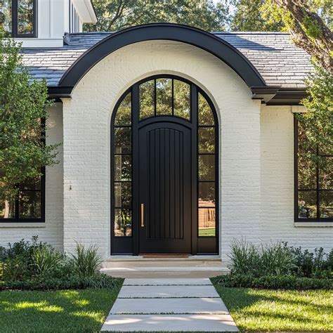 Modern Arched Front Door Designs For Contemporary Homes