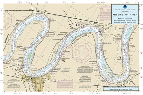 Mississippi River Depth Maps