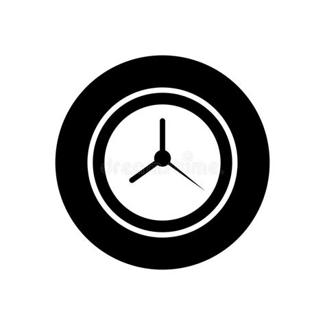 Clock Face Icon Vector Wall Clock Illustration Sign Time Symbol Watch Symbol Or Logo Stock