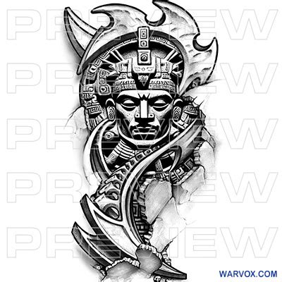 Aztec Sleeve Tattoo Ideas
