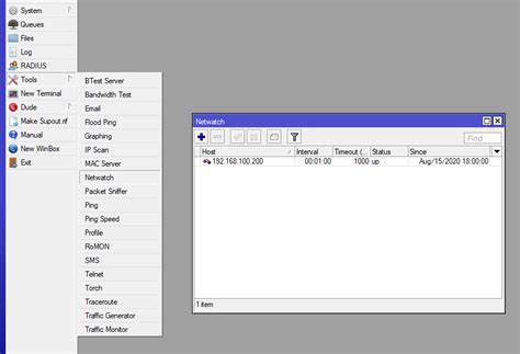 🥇monitorear ip con netwatch