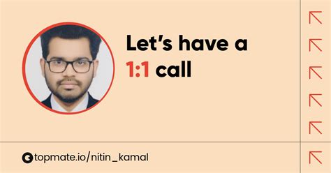Nitin Kamal Book A Call On Topmate