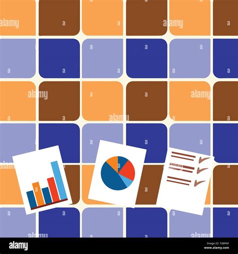 Presentation Of Bar Data And Pie Chart Diagram Graph Each On White Paper Design Business