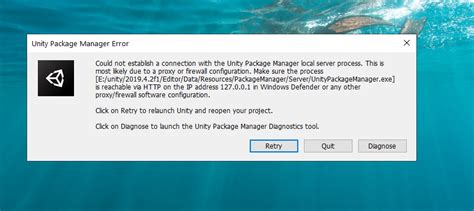 Unity Package Manager Error Unity Engine Unity Discussions