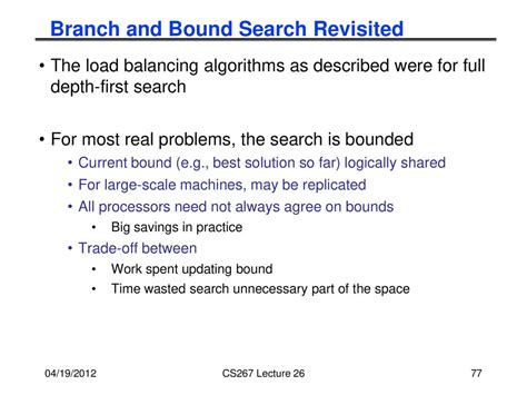 Cs 267 Applications Of Parallel Computers Dynamic Load Balancing Ppt