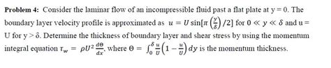 Solved Consider The Laminar Flow Of An Incompressible Fluid Chegg