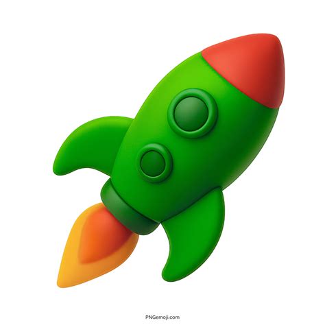 Rocket Emoji Multicolor 3d Png Clipart Collection Png Emoji