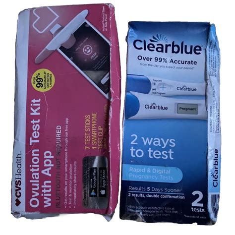 Clearblue Digital Rapid Pregnancy Tests 2 Ct Cvs Health Ovulation Kit 7 Strips Online