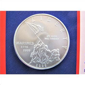 1775 2005 1 United States Marine Corps Commemorative Coin Property Room