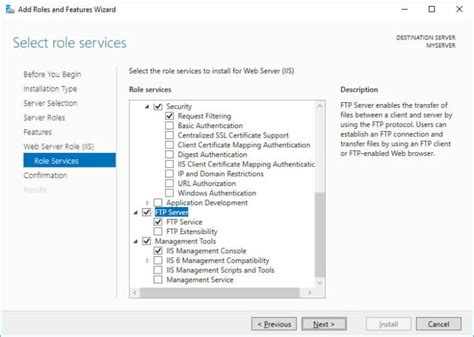 installing a secure ftp server on windows using iis