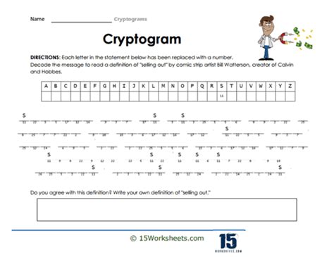 Cryptograms Worksheets 15