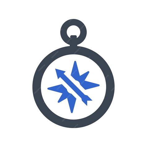Premium Vector Navigation Compass Icon