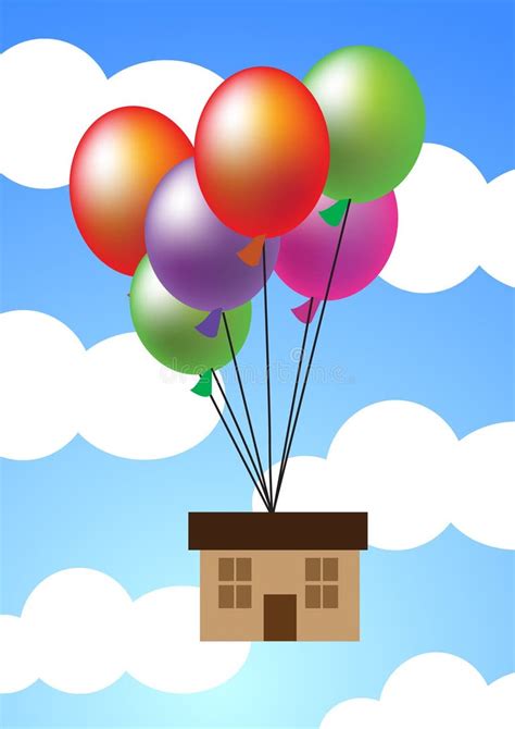Up Balloon House Stock Illustrations 238 Up Balloon House Stock
