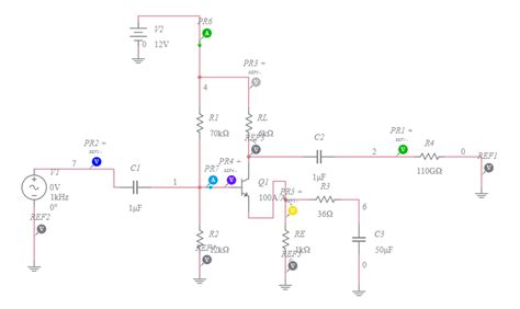 Transistor Circuit Multisim Live