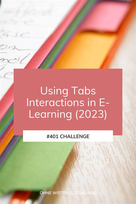401 using tabs interactions in e learning 2023 antonia ludwig