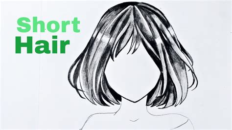 Anime Girl Short Hair Drawing Anime Girl Drawings Easy Fynsr