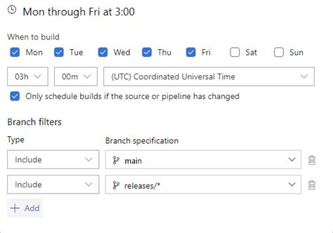 Configure Schedules To Run Pipelines Azure Pipelines Microsoft Learn