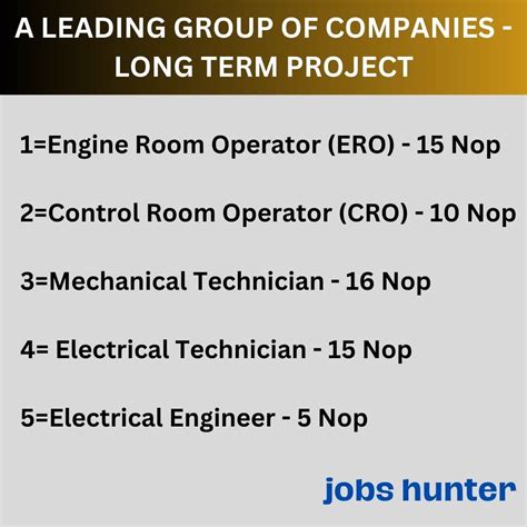 A Leading Group Of Companies Long Term Project