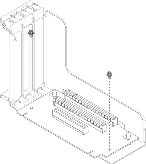 Install The PCIe Riser Card Assembly ThinkSystem SR Lenovo Docs