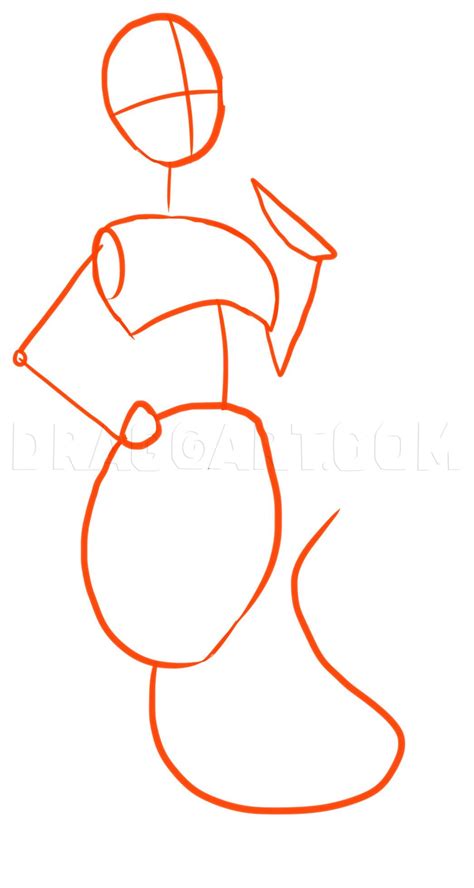 How To Draw A Naga Snake Woman By PuzzlePieces Dragoart Com Snake Drawing Guided Drawing