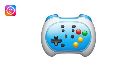 Blue Gamepad Emoji Ai Emoji Generator