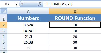 Excel MROUND Function