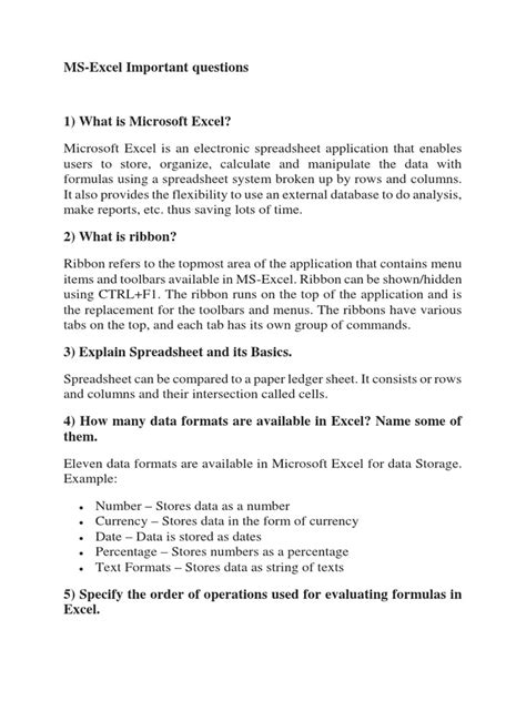 excel tutorial pdf spreadsheet microsoft excel