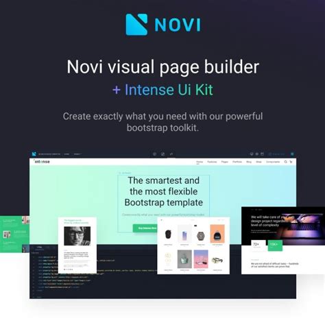 multipurpose intense 1 html bootstrap website template template