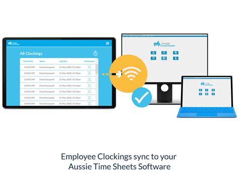 Face Scan Time Clocks Aussie Time Sheets