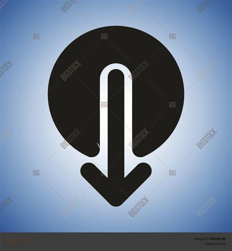 arrow icon navigation vector and photo free trial bigstock