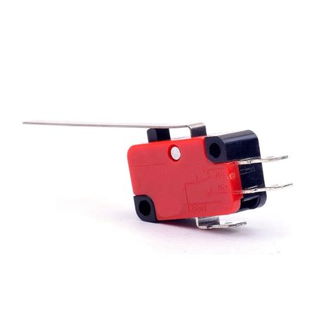 Cylewet 6pcs V 153 1c25 Micro Limit Switch Long Straight Hinge Lever A