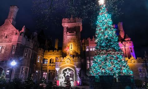Torontos Iconic Castle Is Getting A Festive Lights Makeover Just In