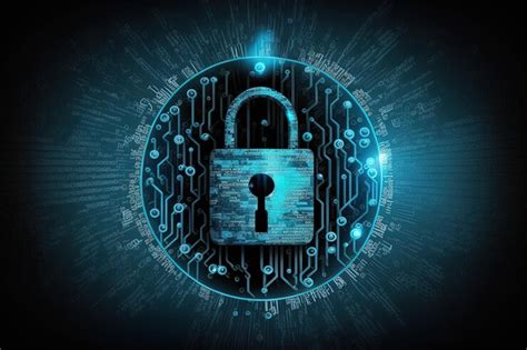 Premium Photo Cyber Security Information Security And Encryptions Generative Ai Cybersecurity