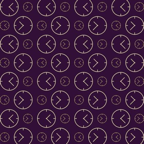 Premium Vector Wall Clock Beautiful Repeating Abstract Pattern Vector Illustration Background