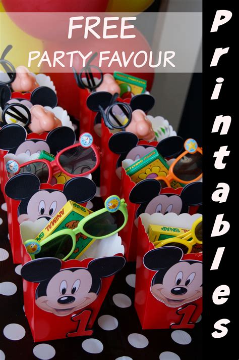 Mickey Mouse Favor Ideas Mickey Mouse Themed 2nd Birthday Party In