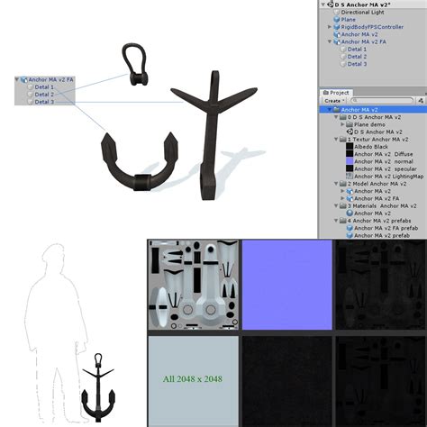 Anchor Unity D Model Turbosquid