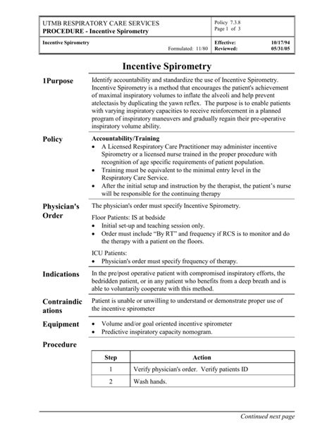 Incentive Spirometer Order Example At Ryder Rhodes Blog