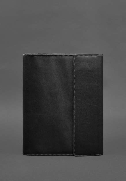 Шкіряна папка для документів Сімейна А4 на сегрегаторі з файлами чорна A 028627 фото