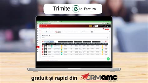 Trimite e-factura gratuit și rapid din CRM AMC