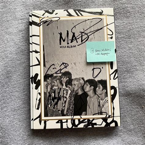 Official Got7 All Member Signed Mad Mini Album Depop